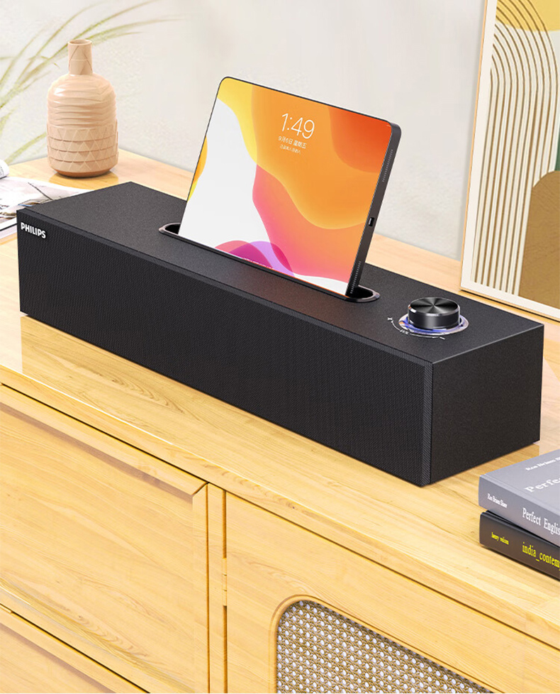 Philips Mini Surround Soundbar Speaker System with Wireless Bluetooth 5 ...