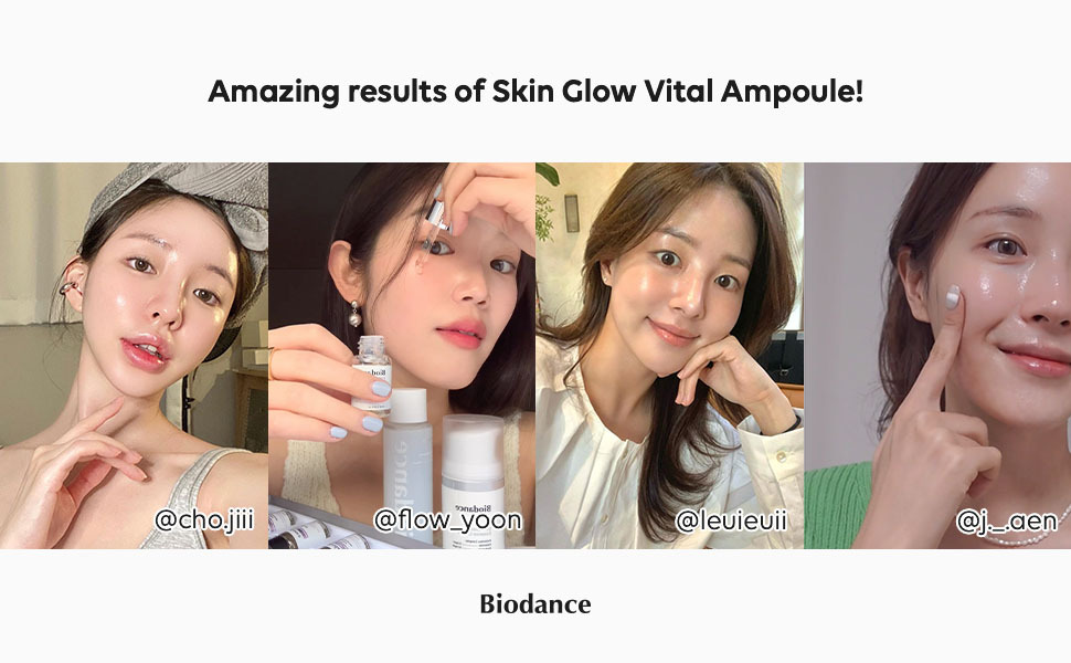 [Biodance Official] Skin Glow Vital Ampoule 50ml | Strengthening Skin ...