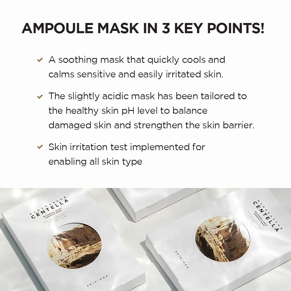 SKIN1004 Madagascar Centella Water Gel Sheet Ampoule Mask Set | Shopee ...