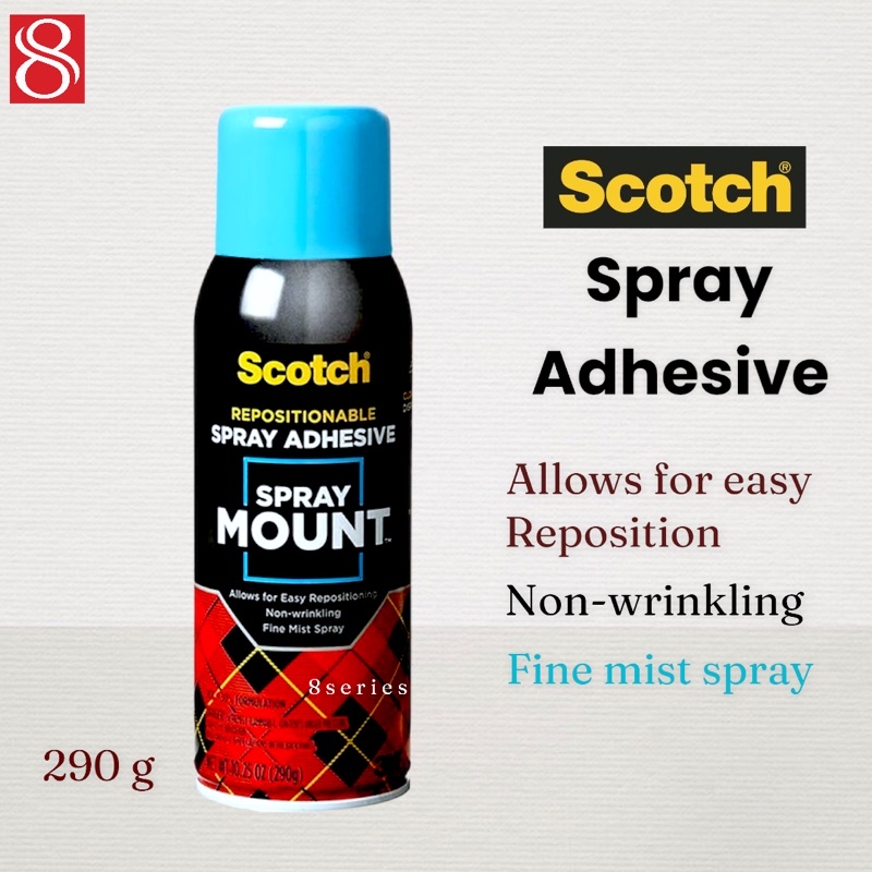scotch repositionable spray adhesive , spray mount , spray glue ...