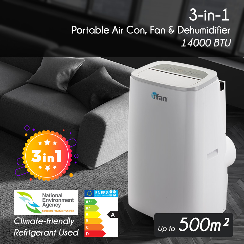 iFan Portable Aircon - 3in1 Portable Air Conditioner / Fan ...
