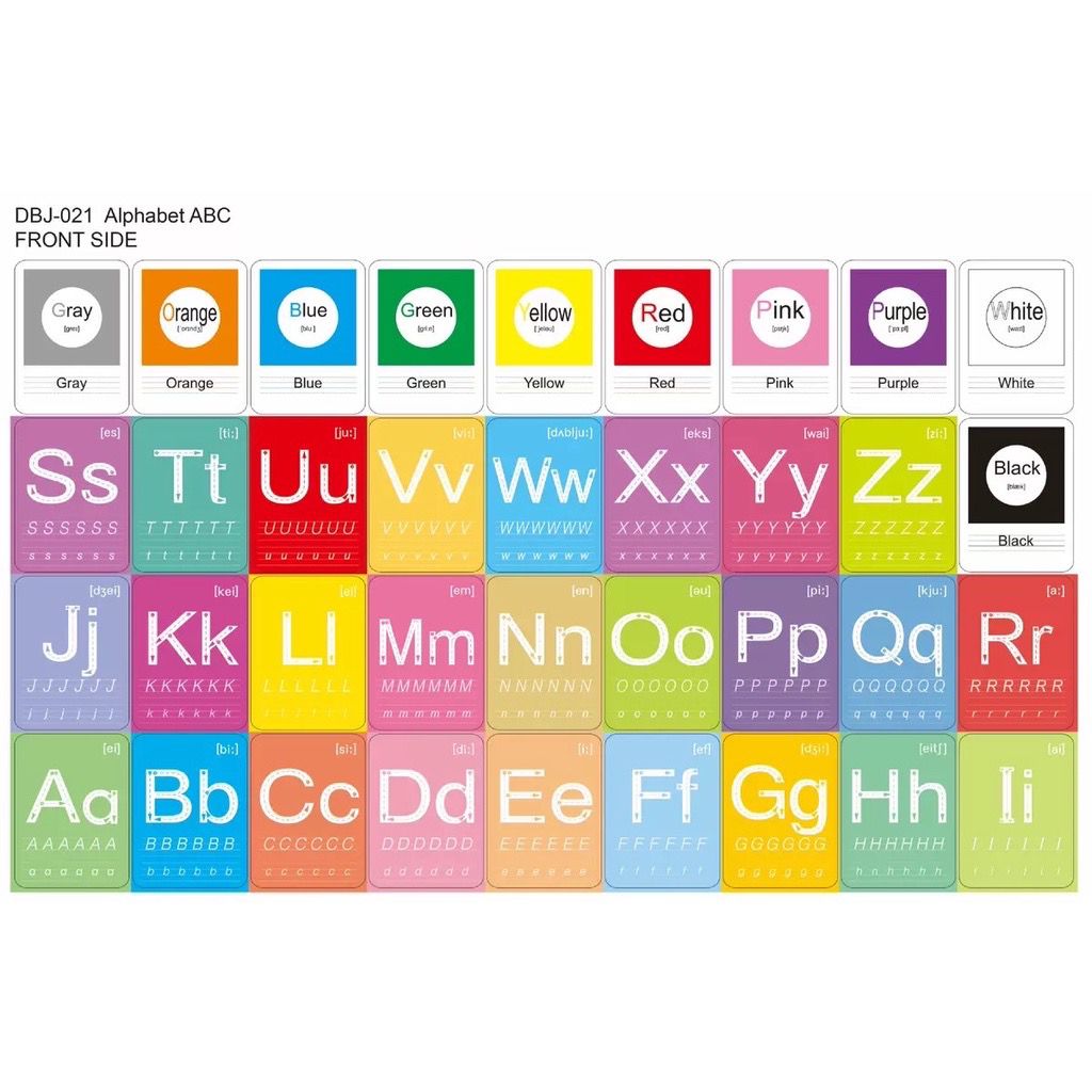 [READY STOCK]Flash Card Wipe Clean Flash Card with Pen Alphabets ...