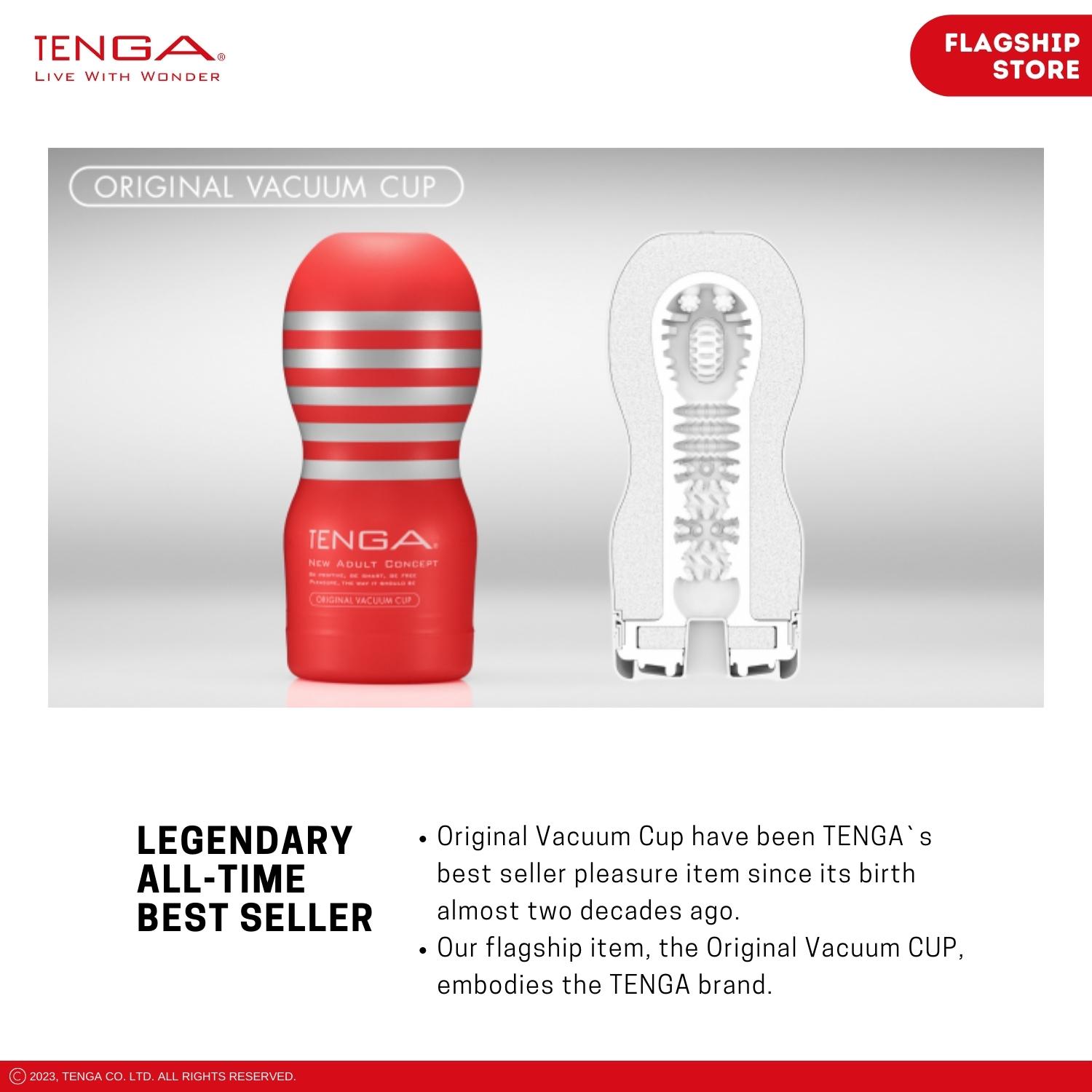 Tenga The Original Vacuum Cup Bundle Sex Toy For Men Male Masturbator | Shopee Singapore