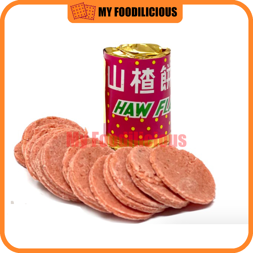 HawFlakes/Asam Duit 山楂饼 12pcs 276g Halal Candy Children Day Kids ...