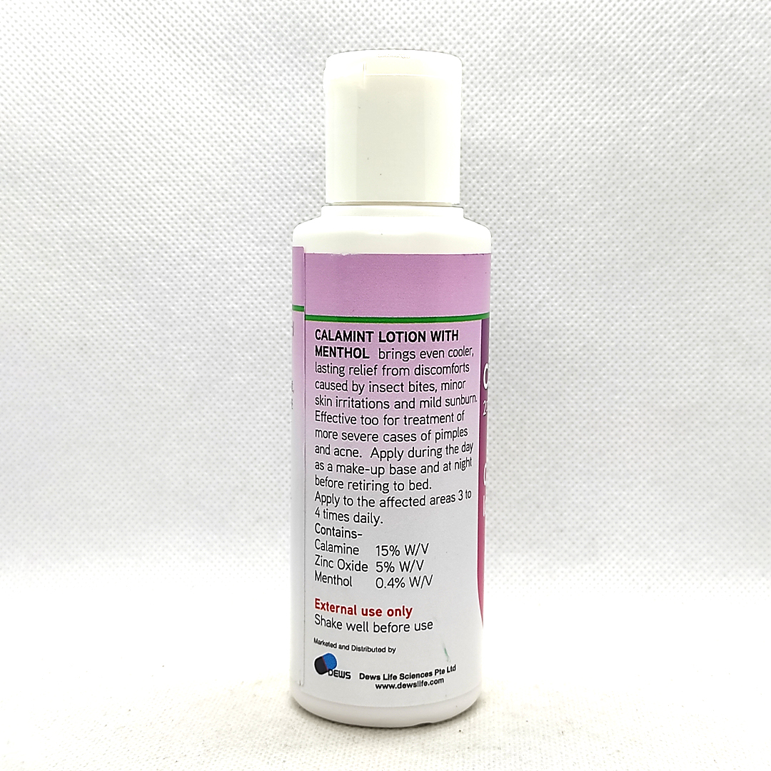 Calamine Lotion Plus Menthol Calamint 100ml | Shopee Singapore