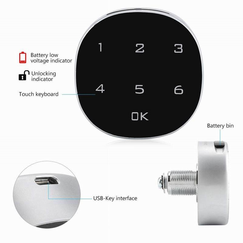 Smart Keyless HDB condo Mailbox letterbox Digital Password Electronic ...