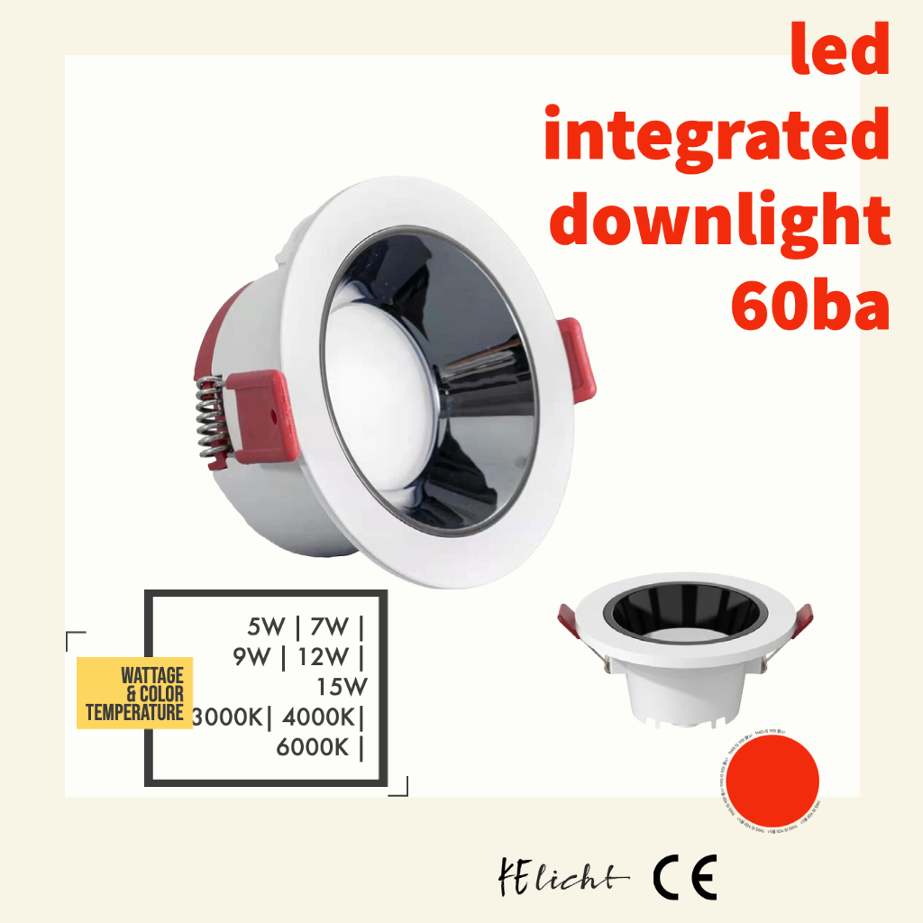 LED downlight driver integrated spot light | Shopee Singapore