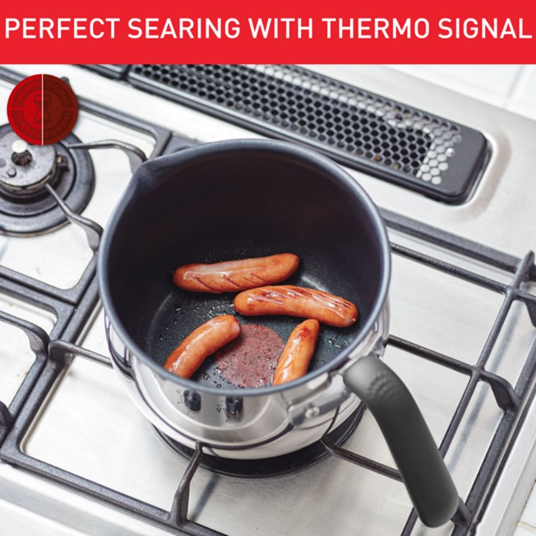 Tefal OptiSpace Stainless Steel 16cm Thermo-Signal Technology Multipot ...