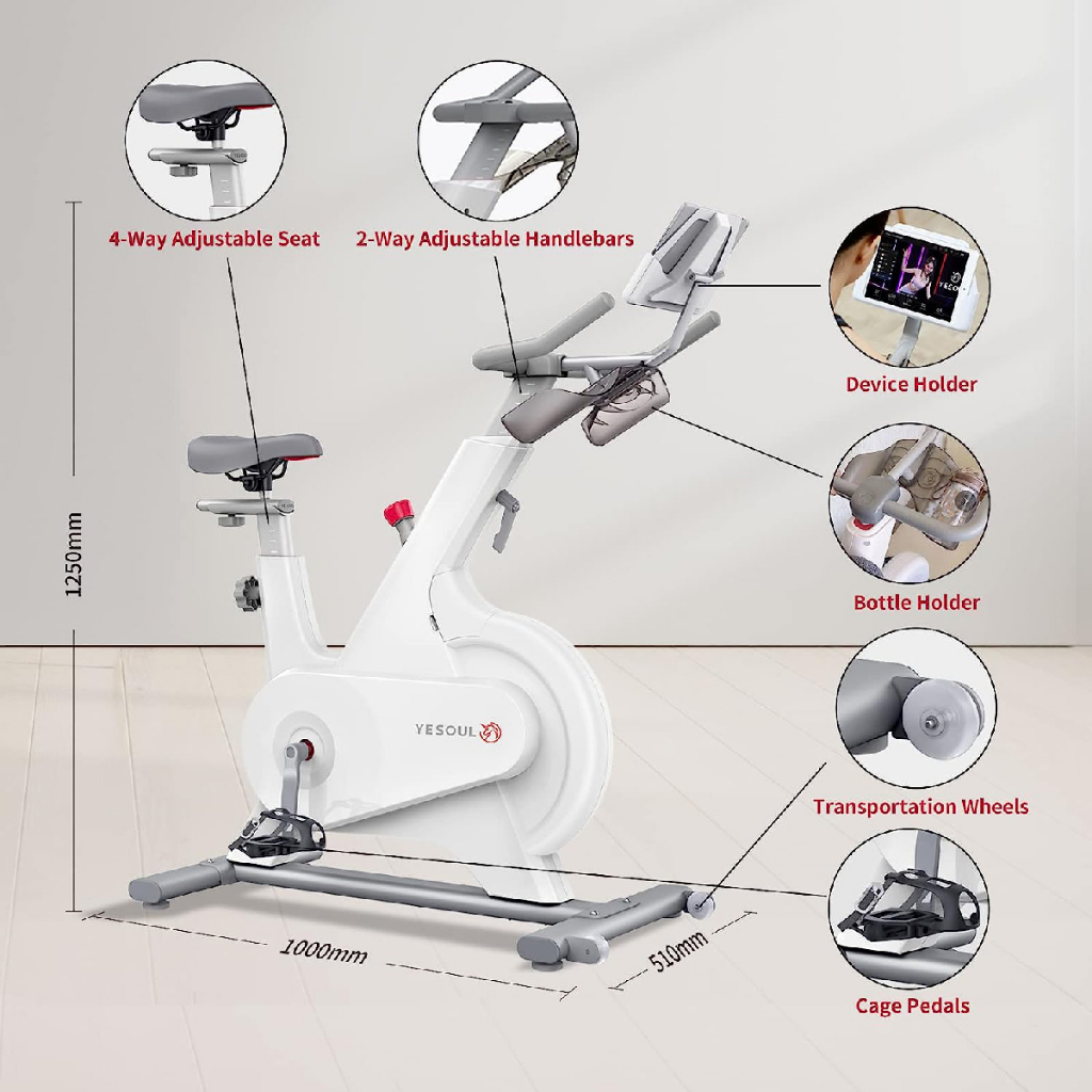 Yesoul A1 M1 S3 Spin Bikes ★6.5kg Flywheel★Magnetic Resistance★ Official Sole SG Distributor ...