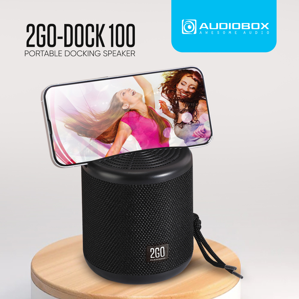 Audiobox 2GO Dock 100 Bluetooth Portable Speaker with Phone Docking ...