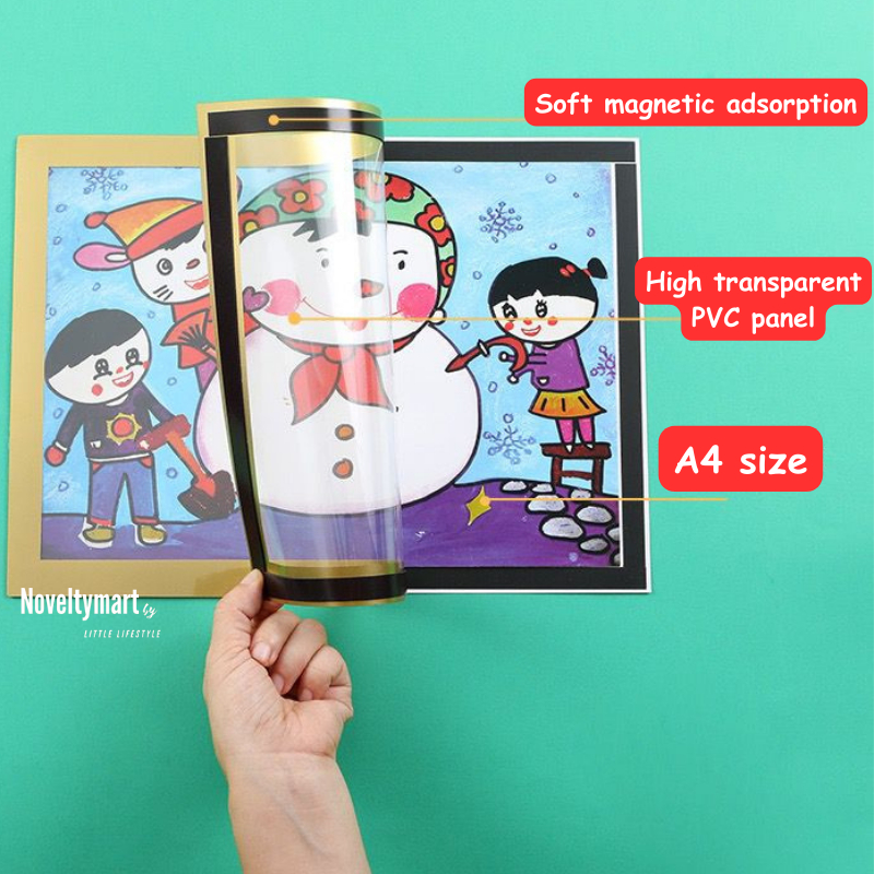 New Kids Magnetic Art Frames Art Display Award Certificate Frame Photo ...