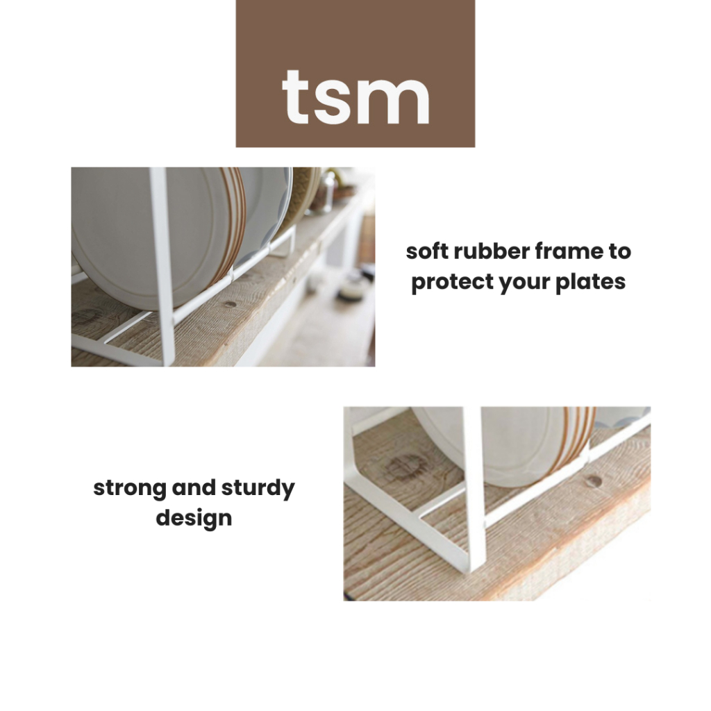 TSM Japanese Plate Rack Holder | Dish Organizer | Anti Rust ...