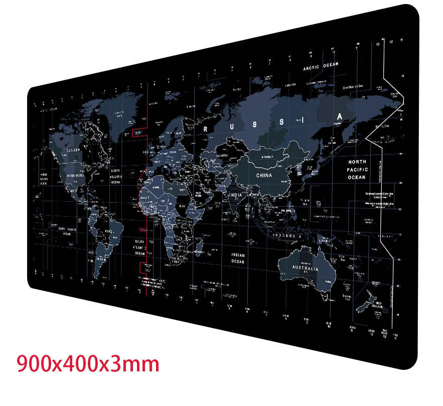 [SG Seller] Premium Non-Slip World Map Gaming Mouse Pad Mouse Mat ...