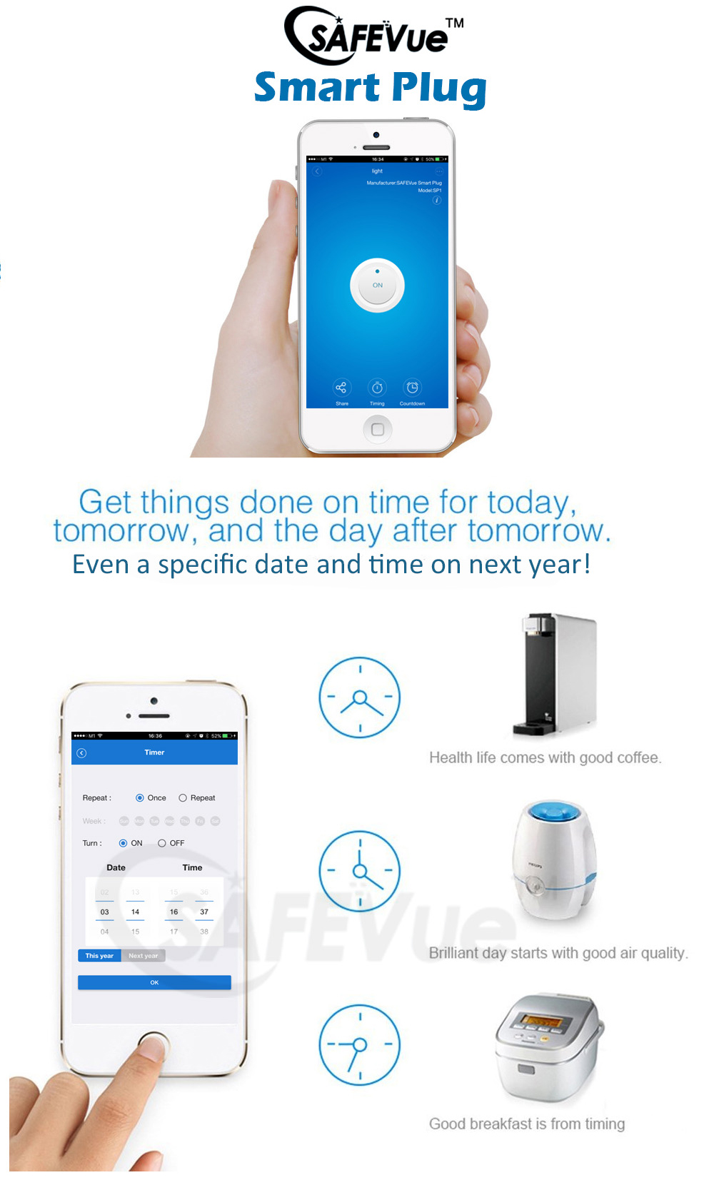 Wireless Smart Plug Control by App Socket Outlet | Surge Protection ...