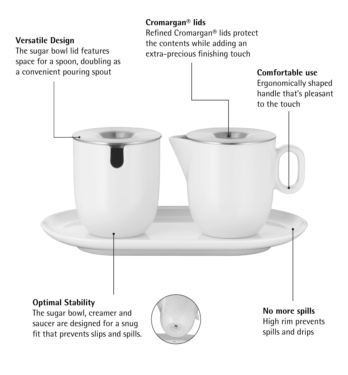 WMF Barista Sugar & Milk Set 2pcs | Shopee Singapore