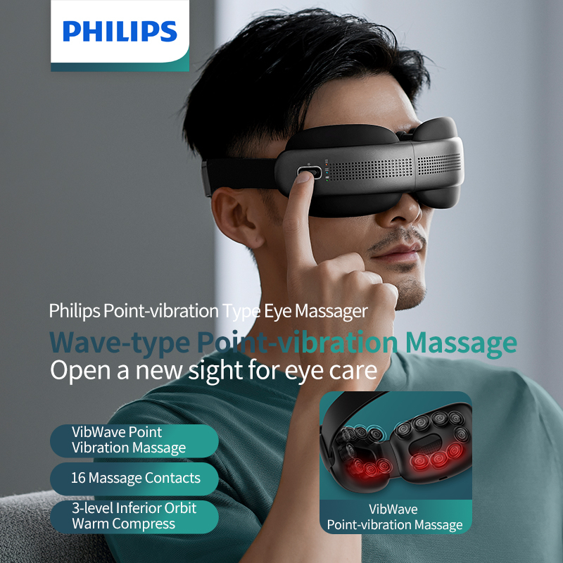 Philips Eye Massager with Heat 16 Large Touch Points Three-dimensional ...