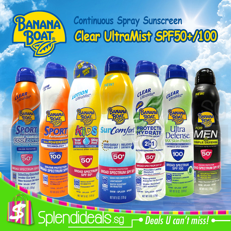 (OFFER) BANANA BOAT SUNSCREEN ULTRA PROTECT SPF 50 CONTINUOUS SPRAY ...