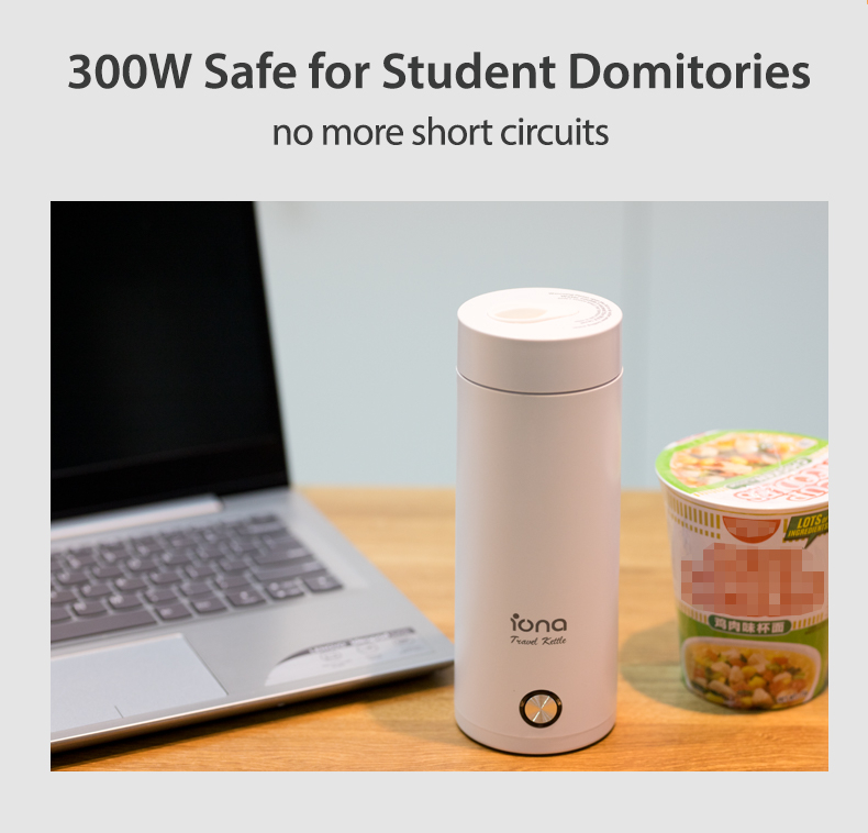 IONA 400ML Mini Travel Kettle | Portable Electric Stainless Steel Small ...
