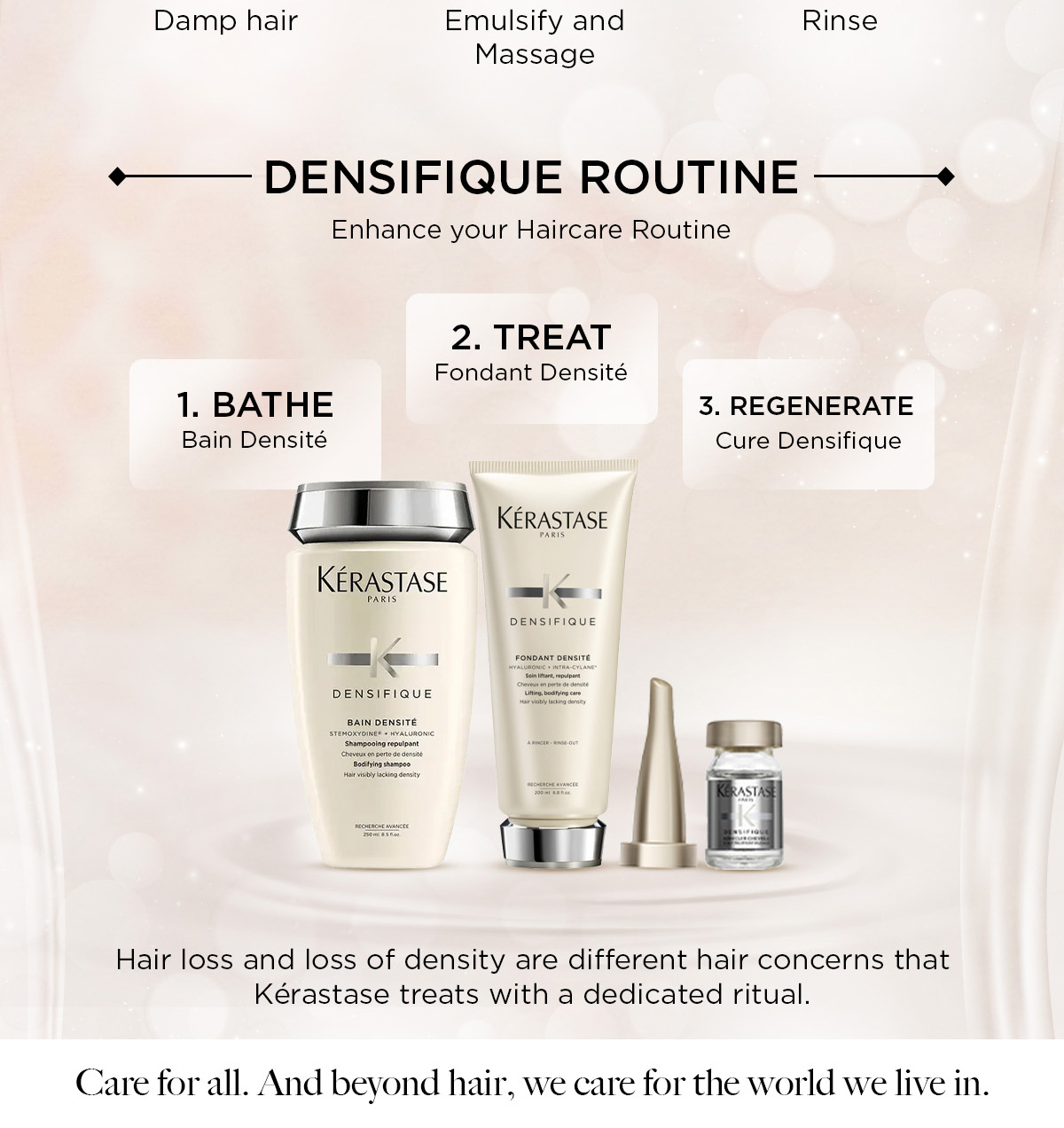 Kerastase Densifique Bain Densite Modifying Shampoo 250ml for Hair ...