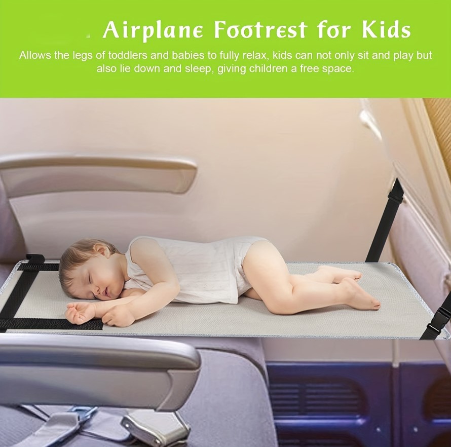 Kids Airplane Footrest Portable Leg Rest Kids Bed Airplane Travel Foot ...