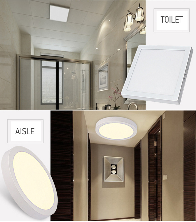 Tricolor Led downlight Light Surface Mounted ceiling light 6W 12W 18W ...