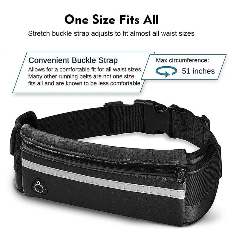 SG Seller Running Waist Bag Sports Belt Pouch Waterproof Sport Waist ...