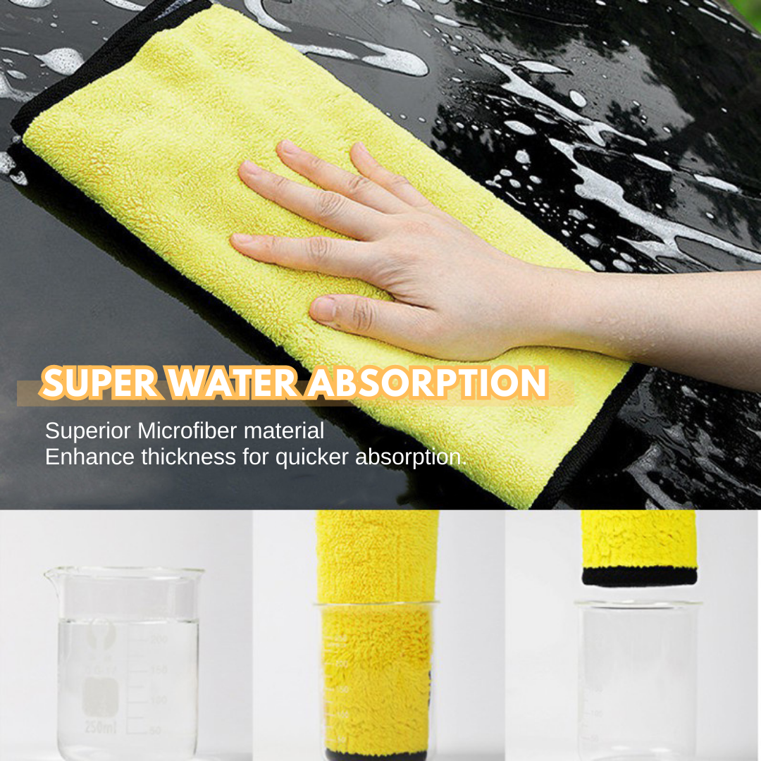 mixshop Microfiber Cleaning Cloth (Premium 600gsm Extra Thickness) for ...