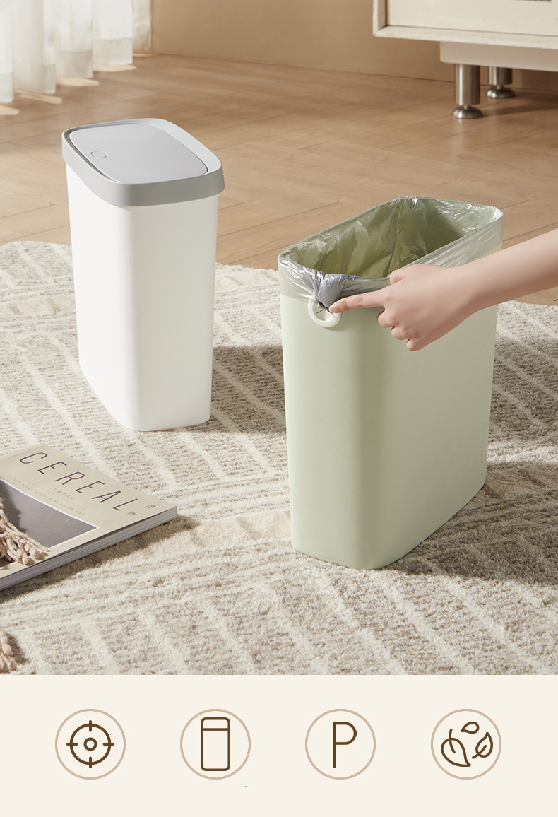 🇸🇬 Ready Stock Hygienic Easy-to-Bag Garbage Waste Bin Rubbish Bin Trash ...