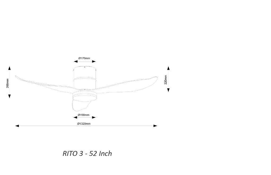 [INSTALLATION] - FANCO RITO - 3 / RITO - 5 46, 48, 52 & 54Inch DC Motor ...