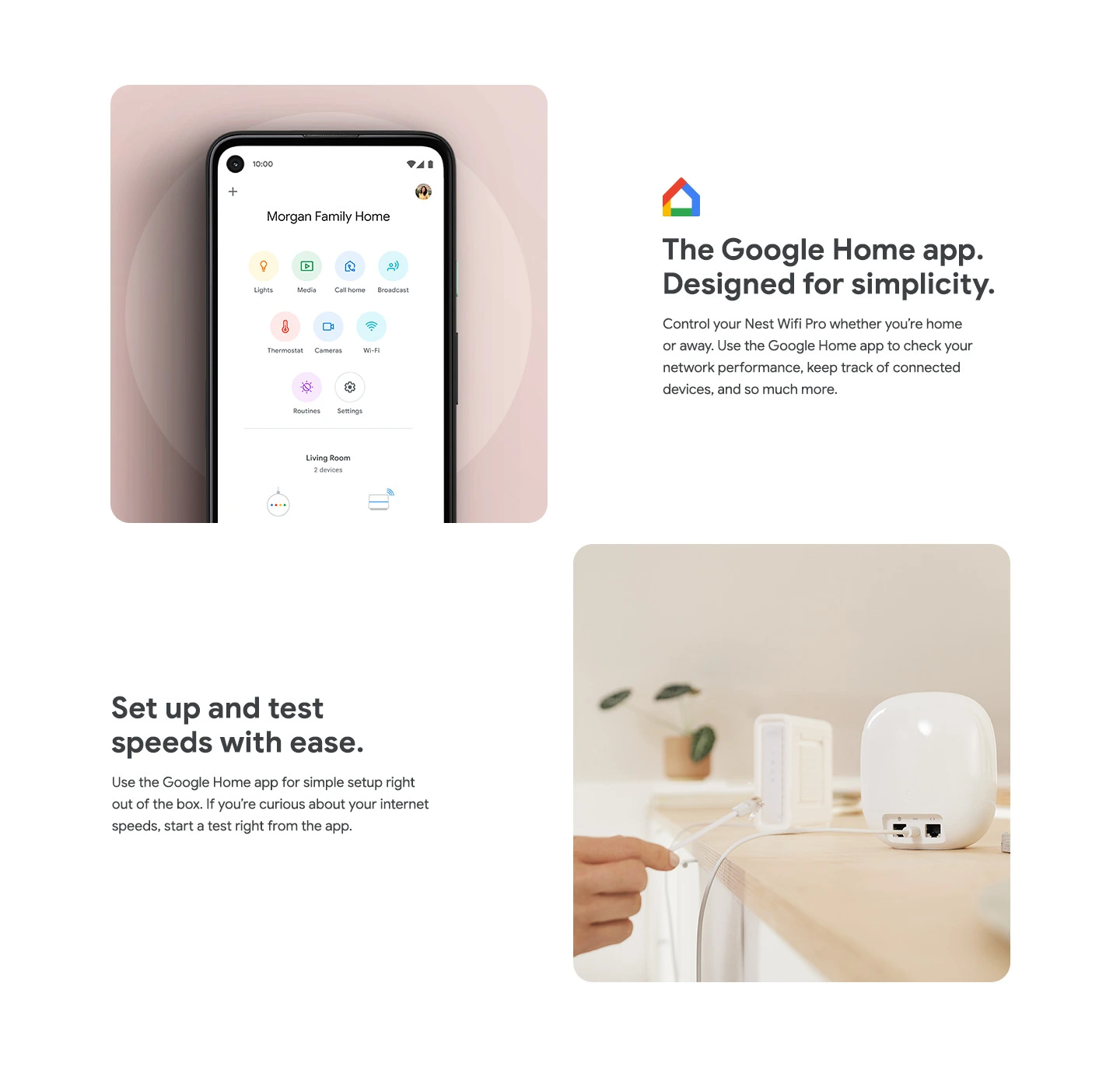 Google Nest Wifi Pro with Wi-Fi 6E AX5400 Mesh Router | Shopee Singapore