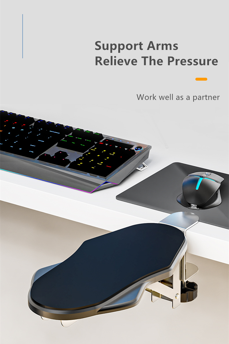 (SG LOCAL SELLER) Computer Armrest Adjustable Arm Wrist Rest Support ...