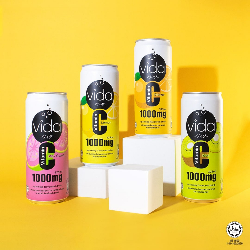 (VIDA Zero Sparkling 325ml x6) Salty Lychee/ Blackcurrant / Lemon ...