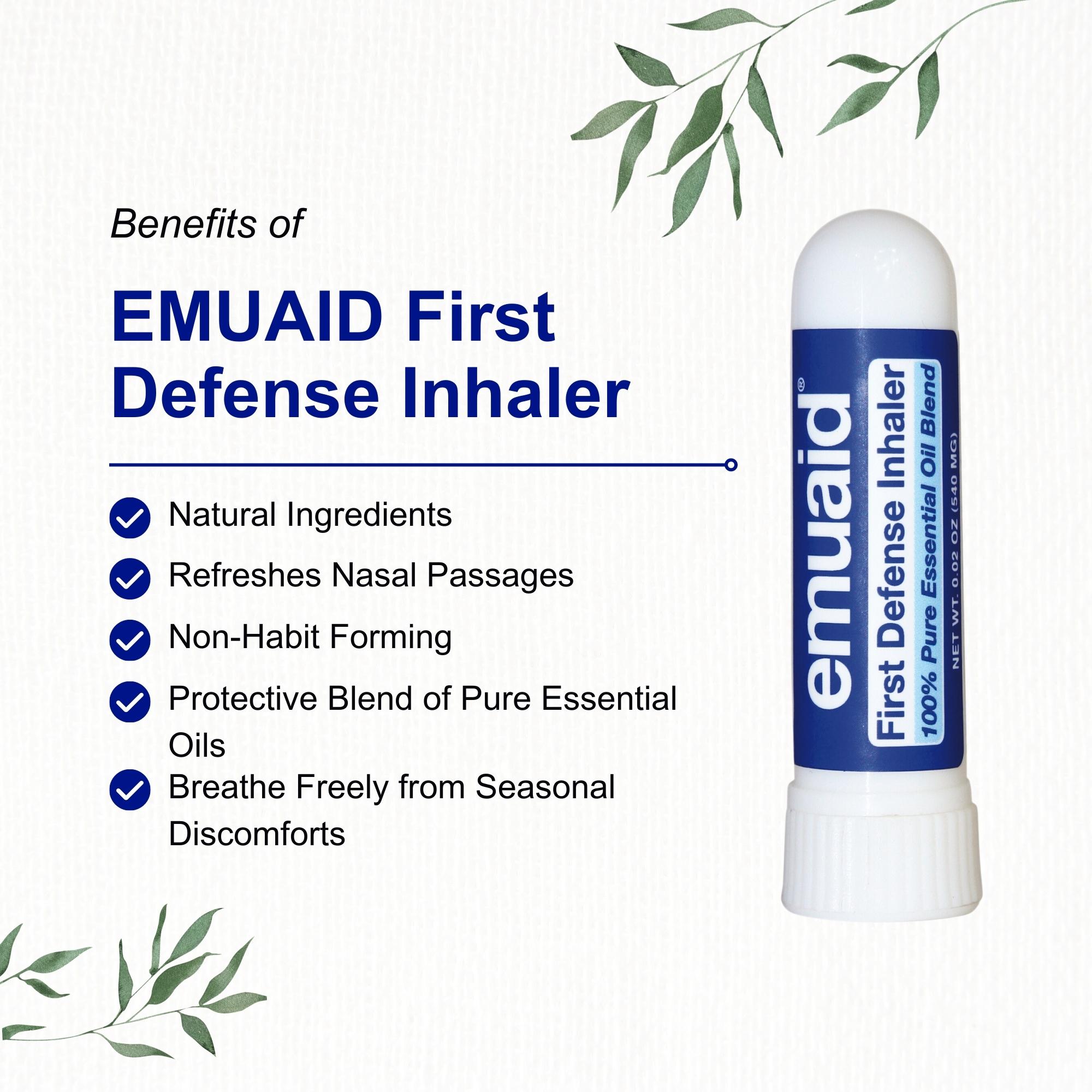 [Official Seller] EMUAID® First Defense Inhaler Nasal Inhaler Stick ...