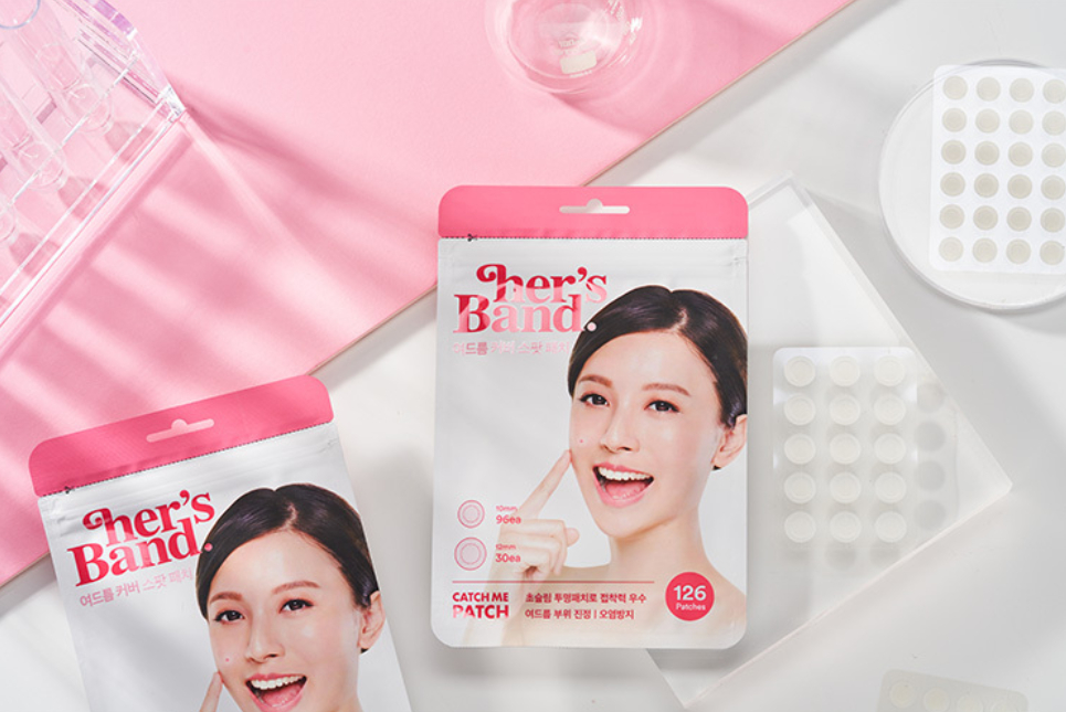 🇰🇷 [Catch me Patch] (126pcs) Her's Band Pimple Acne Stickers Nico ...