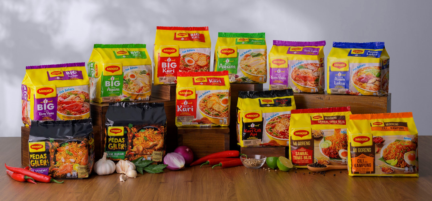 Maggi Mi Goreng Perisa Laksa Warisan Instant Noodle Ibumie Mi Sedap Vit