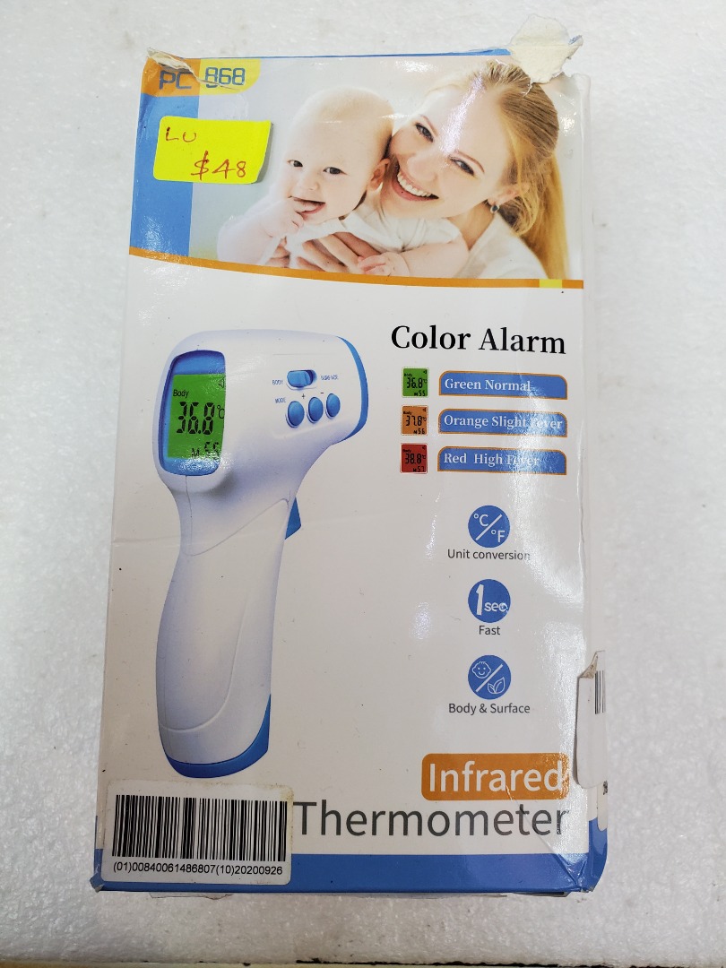 PC868 Professional Digital LCD Infrared Thermometer Non-contact IR ...