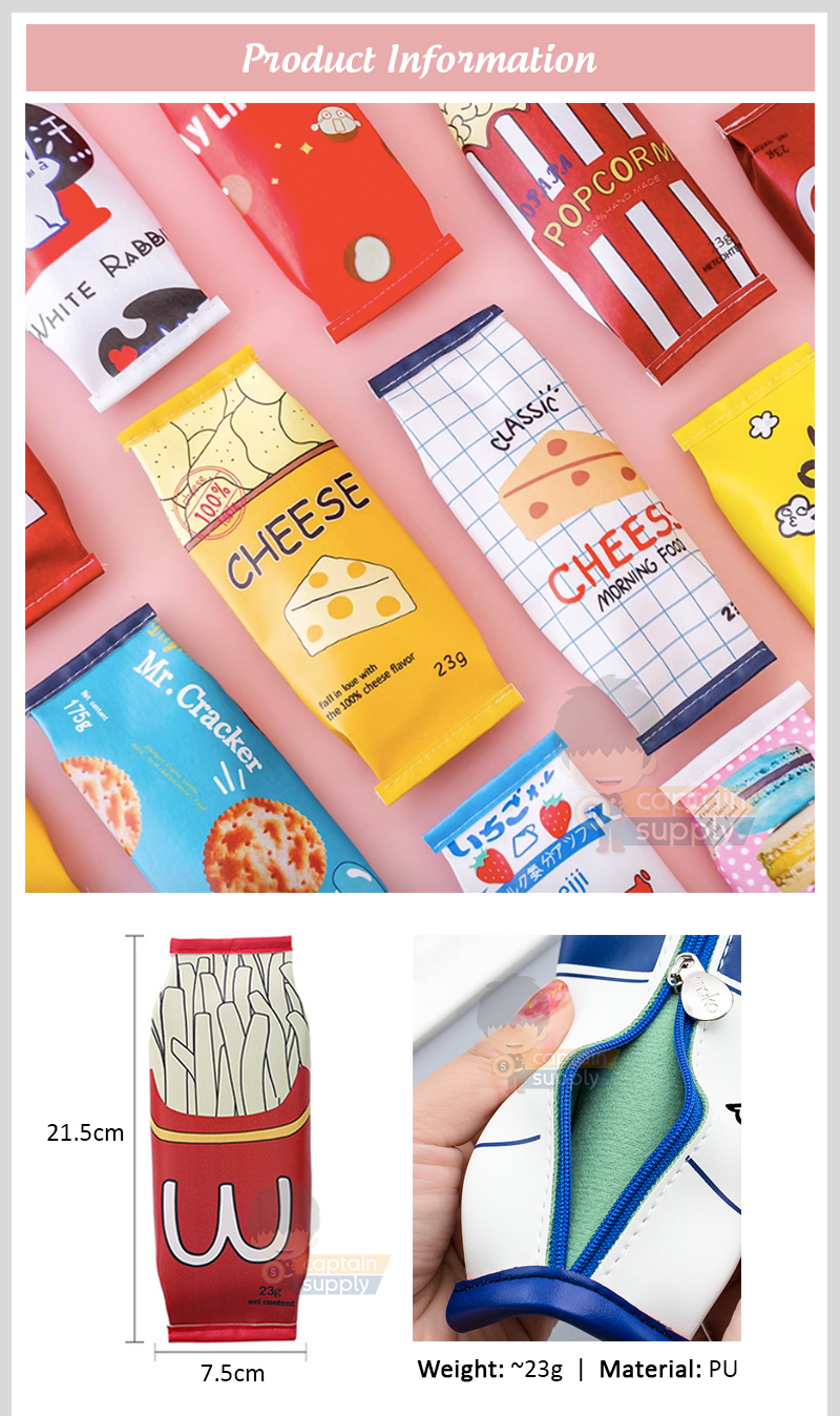 Creative Snack Packaging Pencil Case Pen Stationery Stationeries Pouch ...