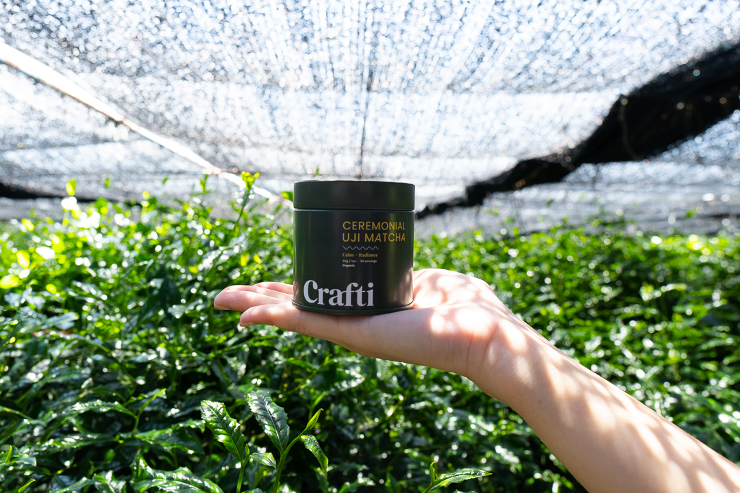 Crafti Ceremonial Matcha Powder - Organic Uji Matcha(30g/100g) | Shopee ...
