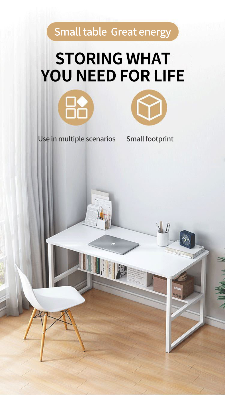 (HOME+) Desk/computer desk/dining table apartment study bedroom simple ...