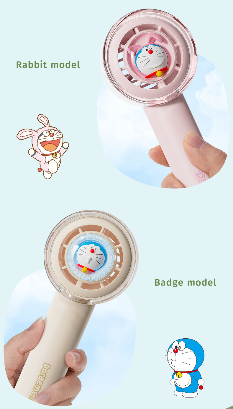 Doraemon Mini Handheld Turbine Fan | Shopee Singapore