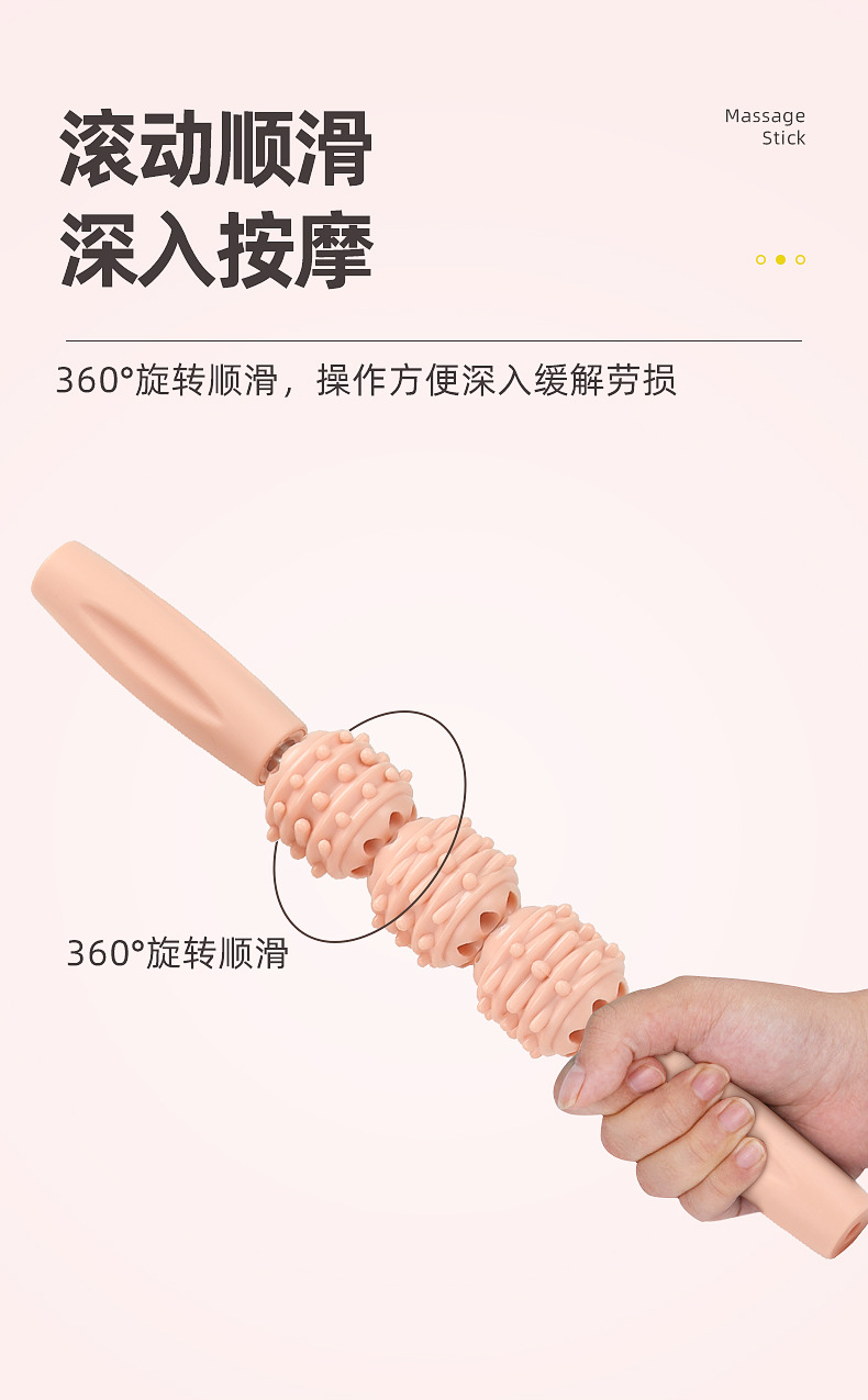 🔥 Muscle Pain Relief Massage Stick🔥 4 Rollers | Shopee Singapore