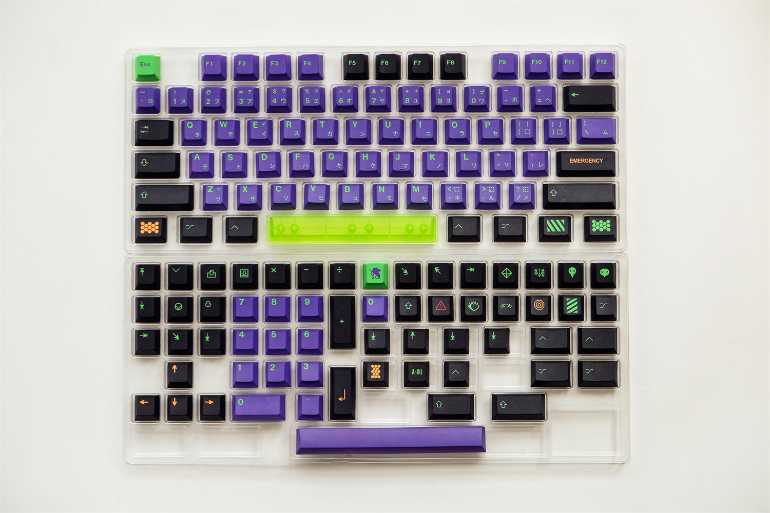 [ TECHINEER ] GMK Mecha Eva Keycaps Cherry Profile 129 Dye Sublimation ...