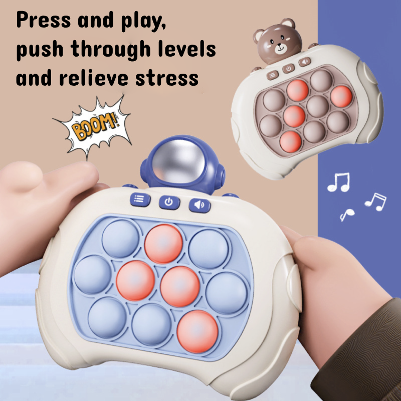Pop It Quick Push Bubbles Electronic Children Handheld Stress Relief ...