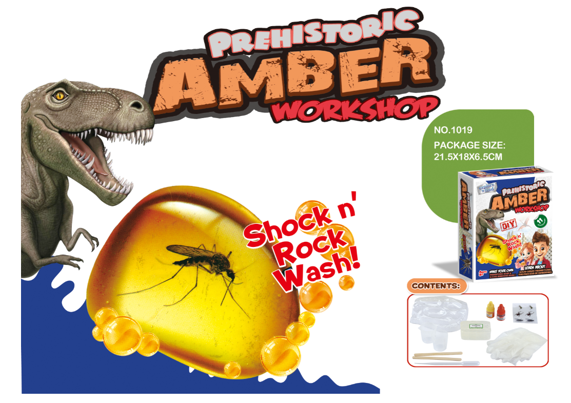 Prehistoric Amber Workshop Chemical Experiment Amber Set Scientific ...