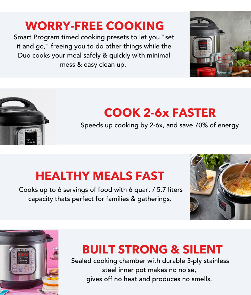 Instant Pot Duo 7-IN-1, Multi-Use Programmable Pressure Cooker | Shopee ...