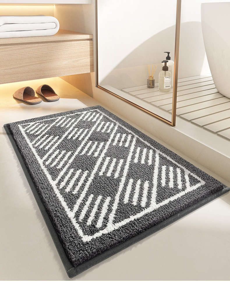 *SG SELLER* Anti Slip Cashmere Floor Mat|Thick Micro Fiber Rug 40x60cm ...