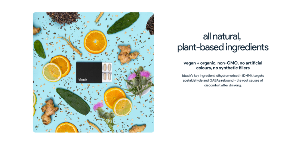 Bback Hangover Relief & Alcohol Detox Pills 【Expired: May 2028 ...