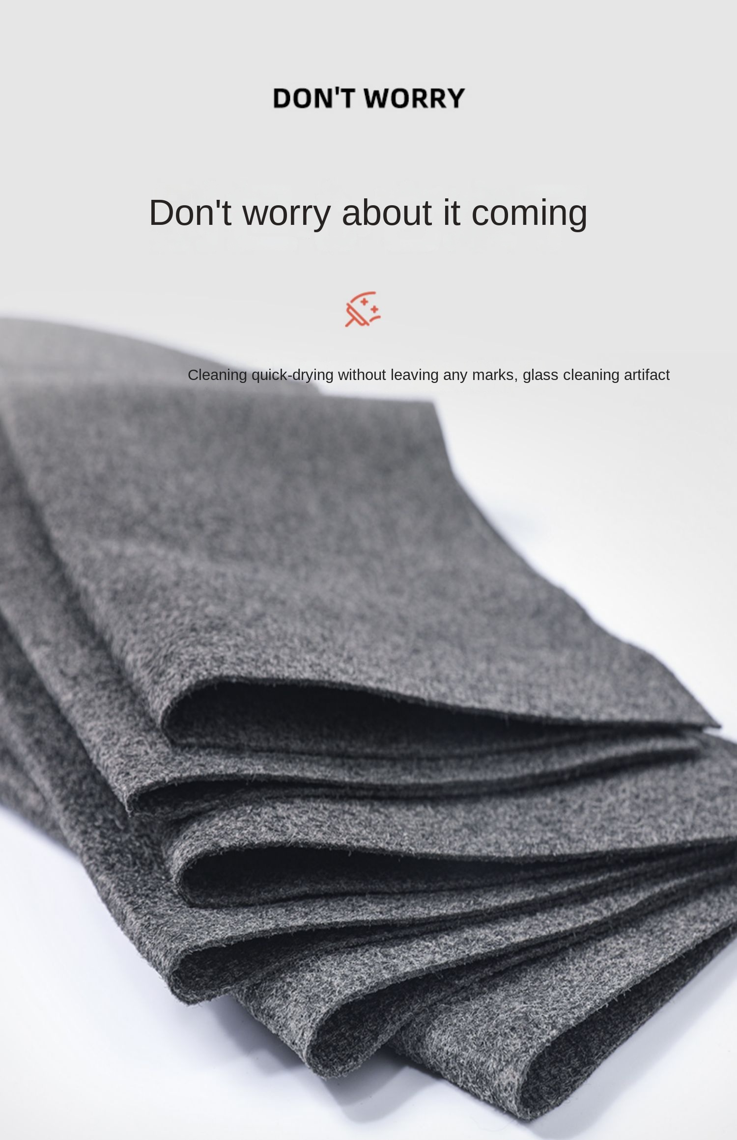 🇸🇬【SG stock】Thickened Magic cloth to wipe glass cloth without leaving ...