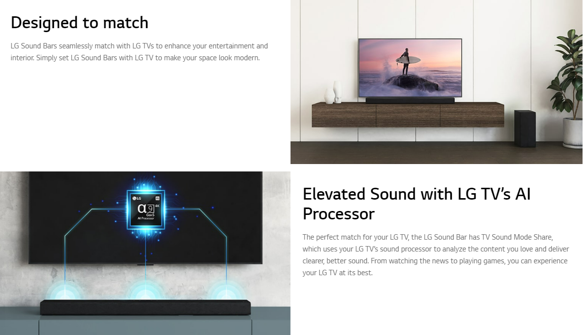LG S65Q 3.1CH HIGH RES AUDIO SOUNDBAR - 1 YEAR WARRANTY | Shopee Singapore