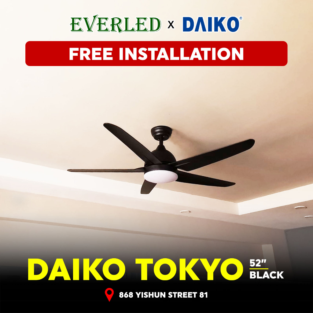[FREE INSTALLATION] [READY STOCK] DAIKO Tokyo 52" (with Tri-Color Light ...